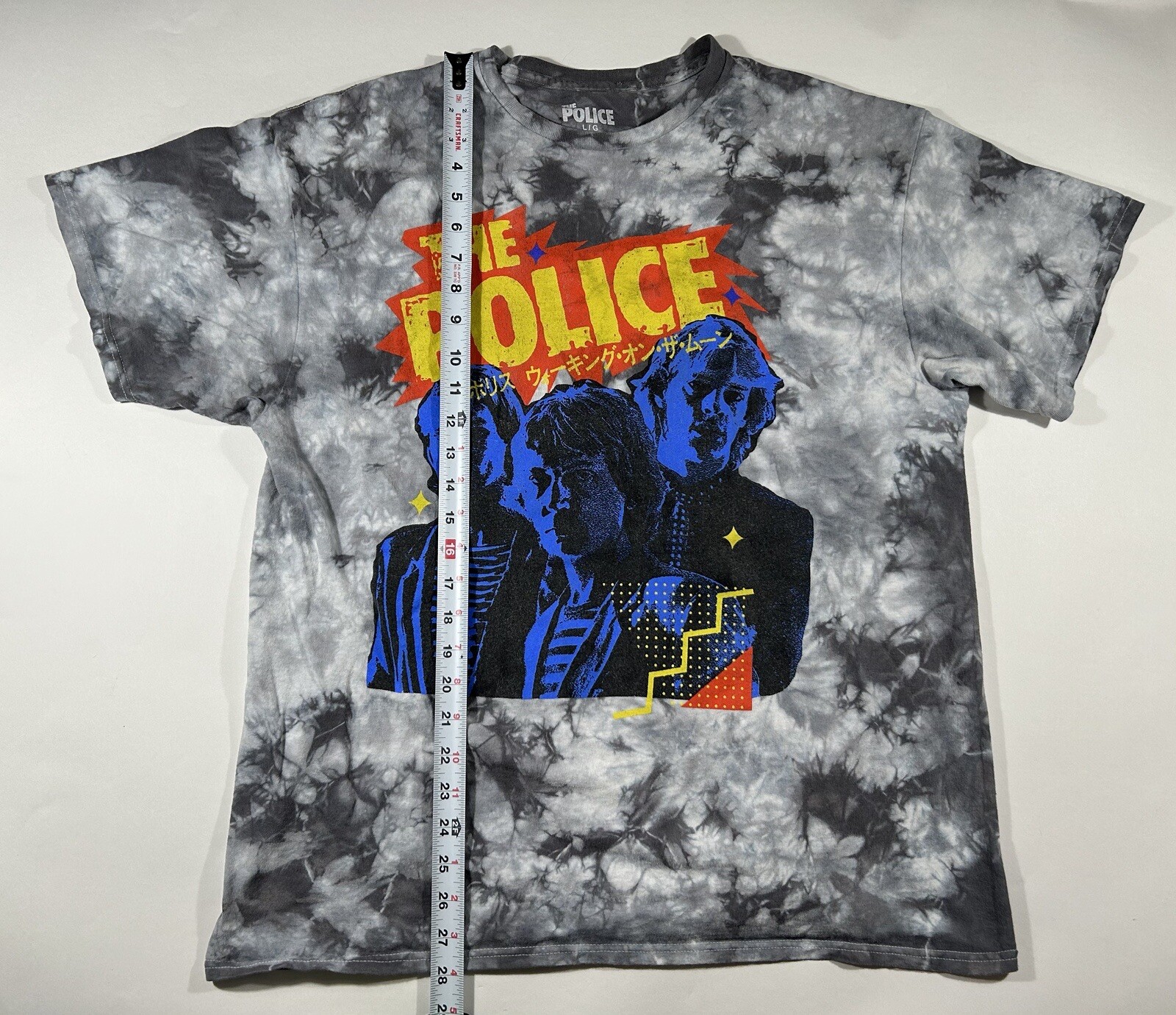 THE POLICE Band Synchronicity Sting Japan Gray Tie Dy… - Gem