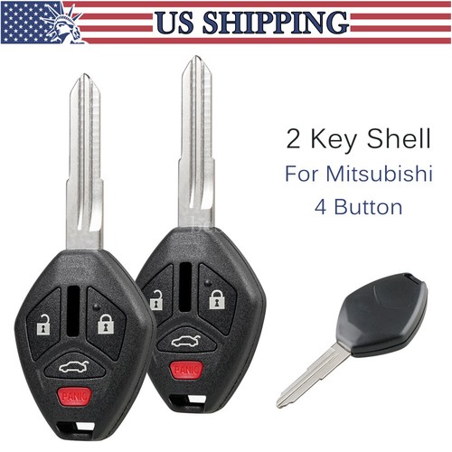 2 For 2007 - 2012 Mitsubishi Lancer Eclipse Galant Remote Car Key Fob ...