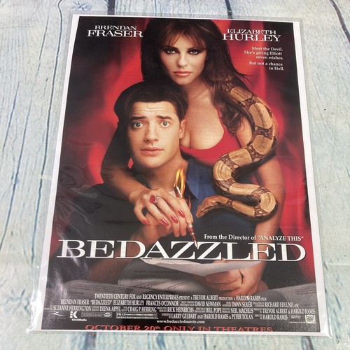 2000 Bedazzled Movie Sexy Lady Snake Vintage Print Ad/Poster Art Magazine Page | eBay