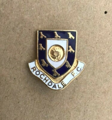 ROCHDALE CLUB ENAMEL BADGE | eBay UK