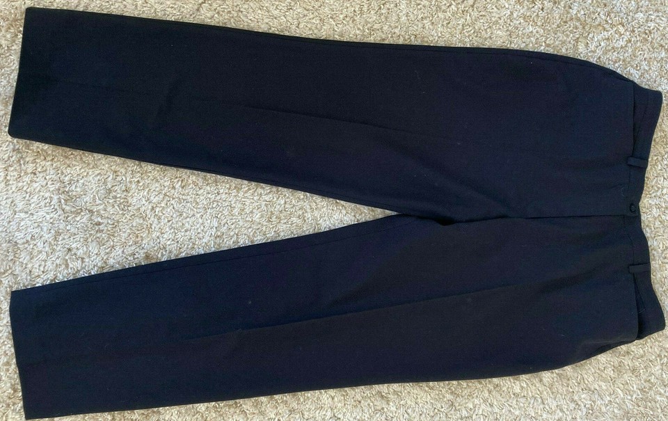 Bonita Women's Pants Size 46 Black Trousers Pleated Waist Viscose Mix ...