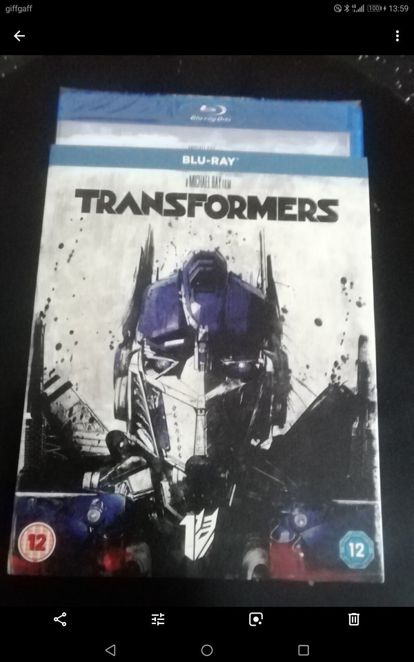 Transformers (Blu-ray, 2017) Brand New. Cert 12. Incls Slip Cover ...