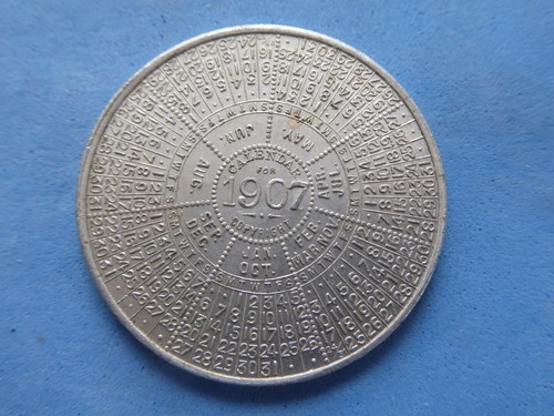 B146) Great Britain Matchless Metal Polish 1907 Calendar Medal Nice £12 ...