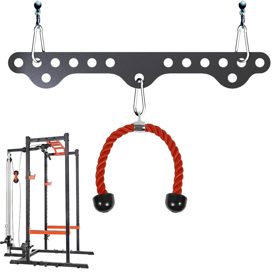 LAT Pulldown Attachments, Double to Single D Handle Adaptor Plate for ...