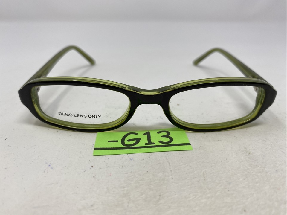 Lantis Optical L8016 BLK 45-16-127 Black/Green Full Rim Eyeglasses ...