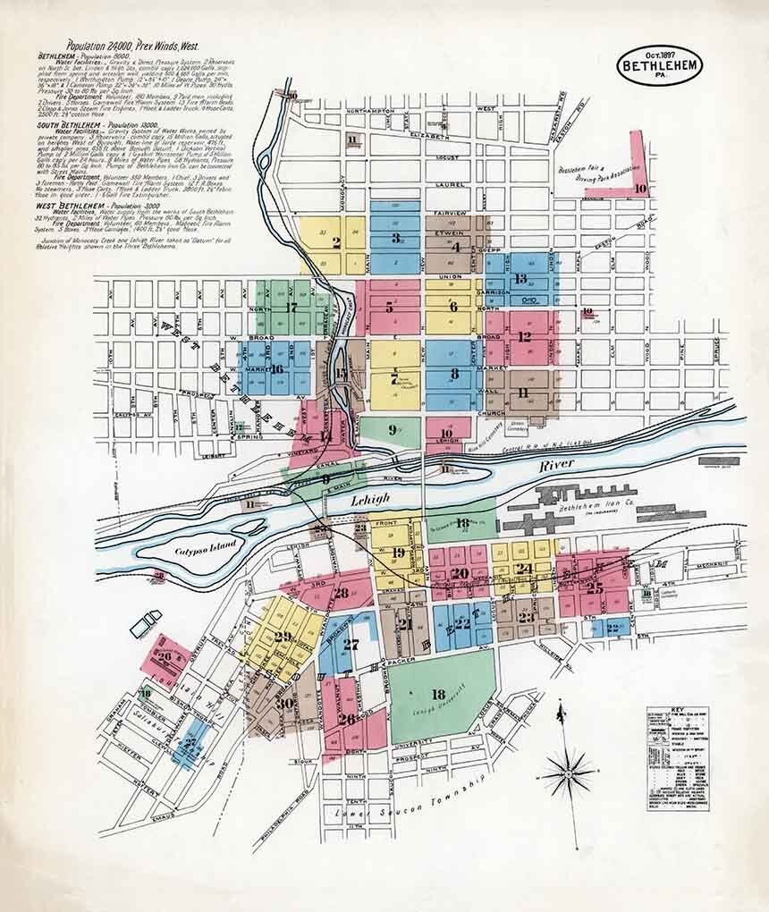 Bethlehem Pennsylvania Zoning Map City Of Bethlehem