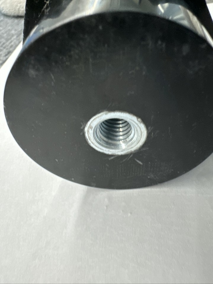 Black 3" 3/8" X 16 Threaded Insulator Stand Off Electrical Bus ...