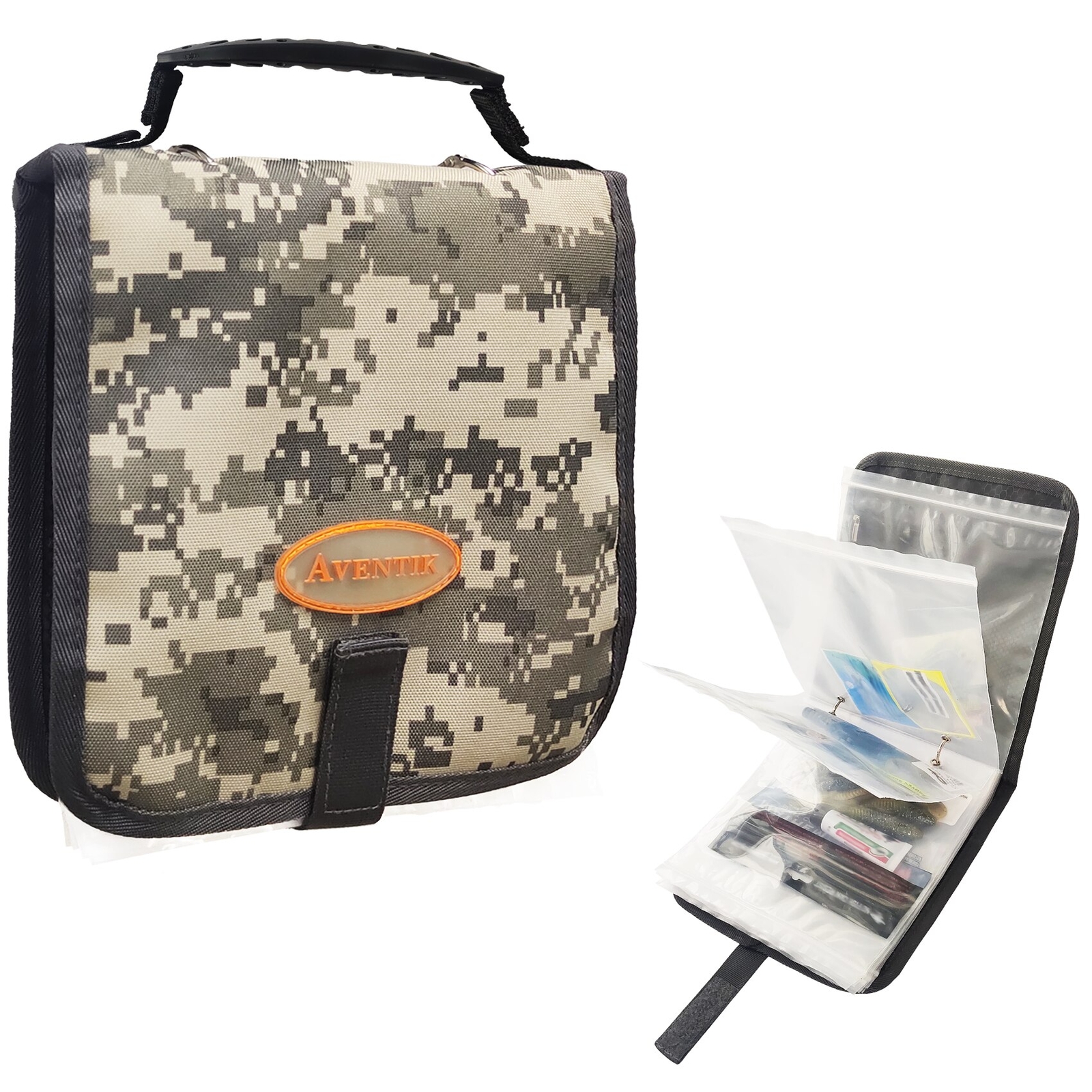 Aventik Fishing Tackle Binder Bait Storage Soft Bait Binder Bag 10 ...