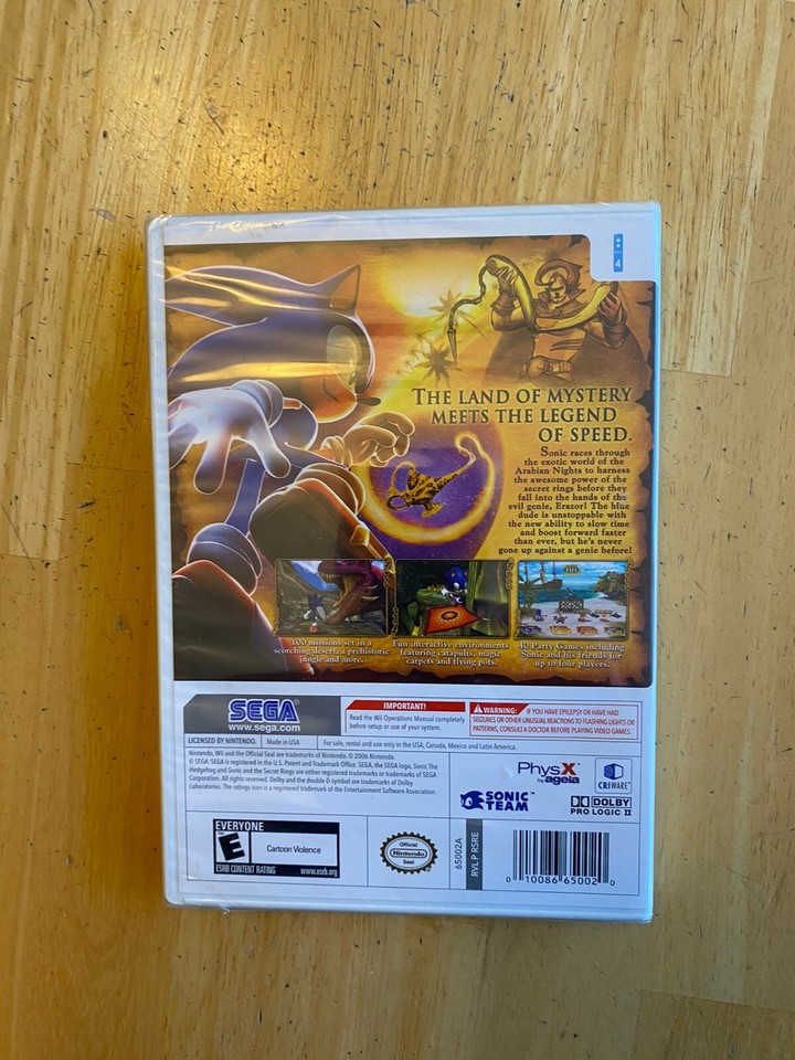 Sonic and the Secret Rings (Nintendo Wii, US 2007) - Brand New Factory ...