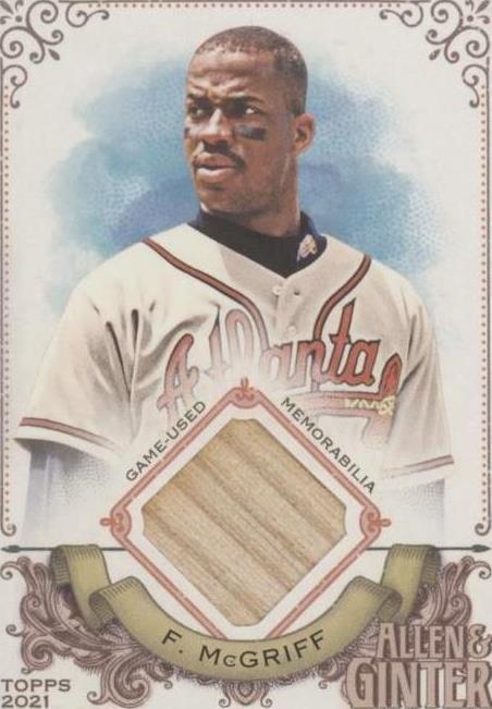 2021 Topps Allen & Ginter's - Full Size Relics a Fred McGriff #AGA-FM ...