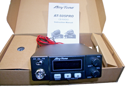 AnyTone AT-505PRO NEW CB Radio WITH SUPER-MOD INSTALLED BE LIKE A BIG ...