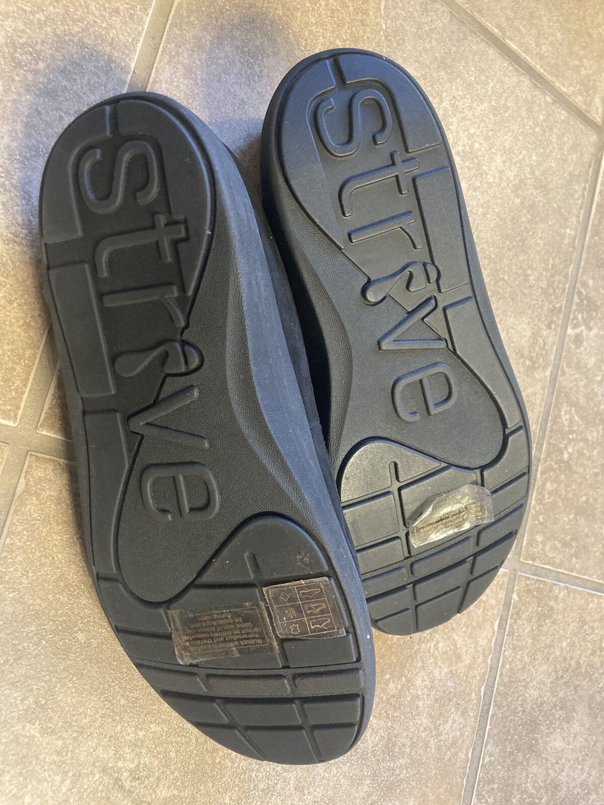 STRIVE Hampton Women’s Back Pain Relieving SHOES Black Flats ...