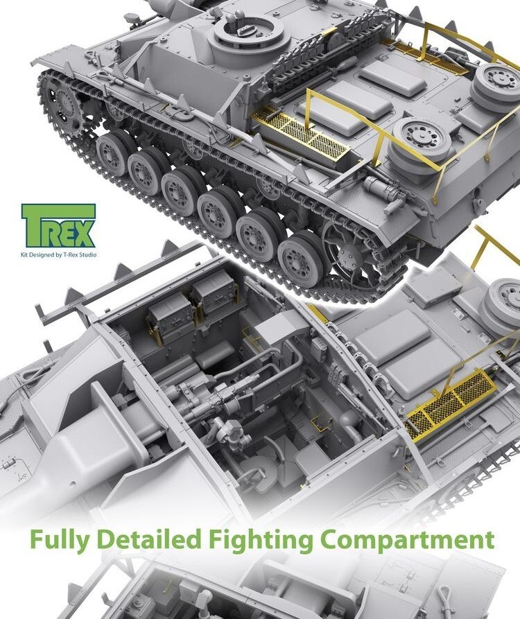 Border BT-020 1/35 StuG.III Ausf.G Late Production w/Full Initerior | eBay