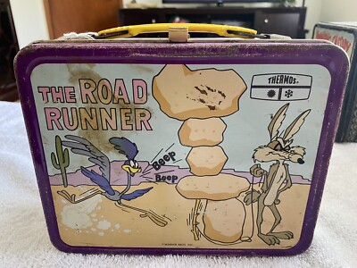 VTG THE ROAD RUNNER METAL LUNCHBOX HIGH GRADE C7 1969 | eBay