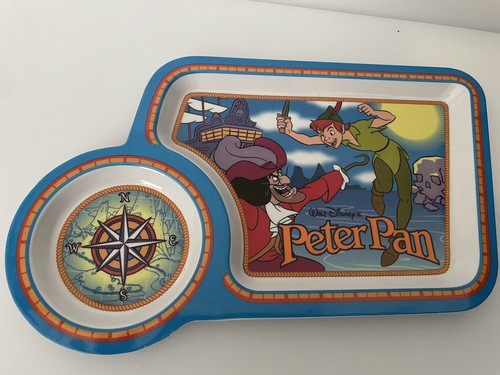 Vintage Disney Store Exclusive Peter Pan Compass 2 Section Plastic Tray ...