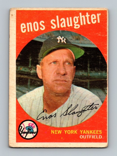 1959 Topps - #155 Enos Slaughter for sale online | eBay