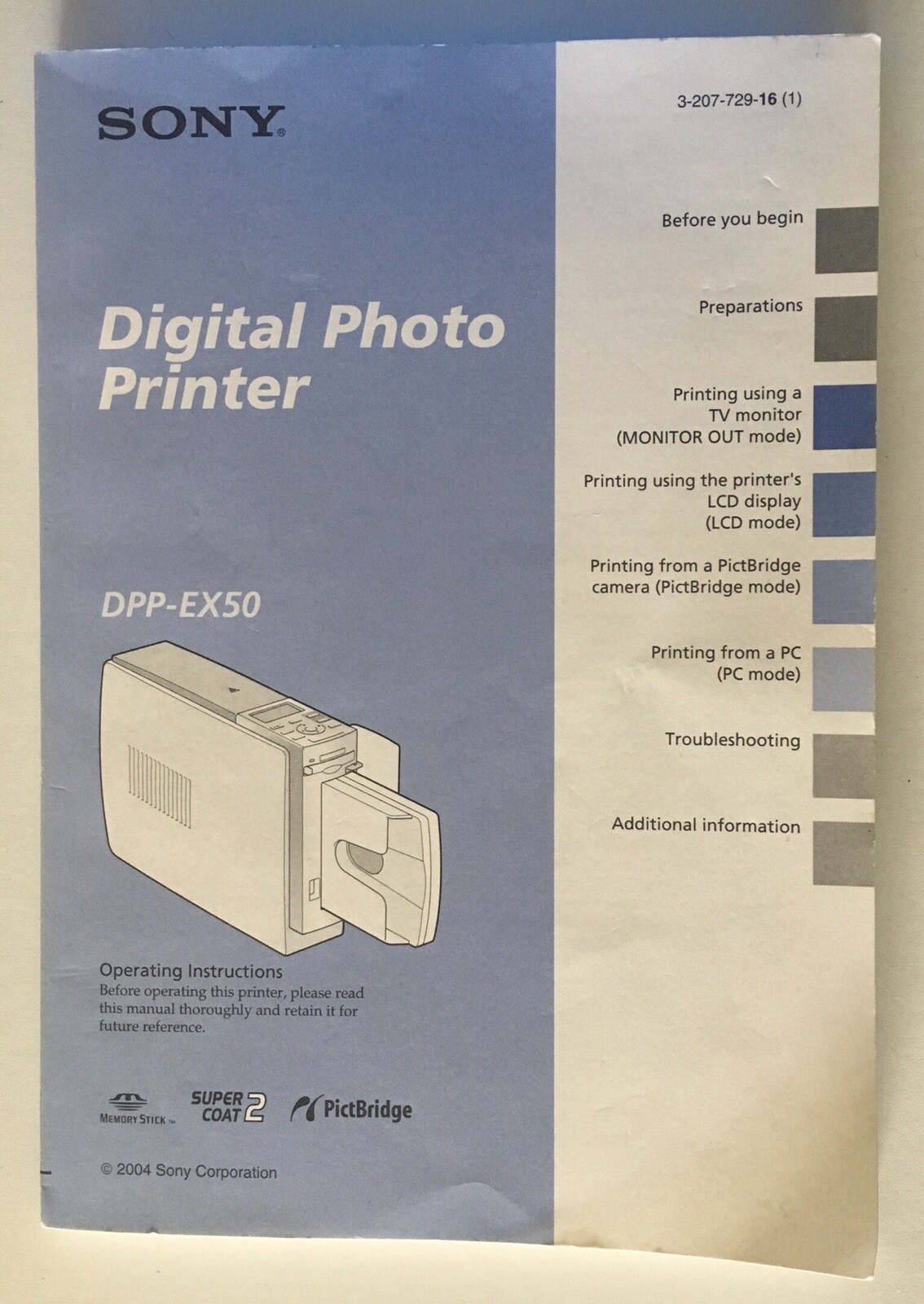 SONY DPP-EX50 Digital Photo Printer With Color Printing Pack - FREE ...