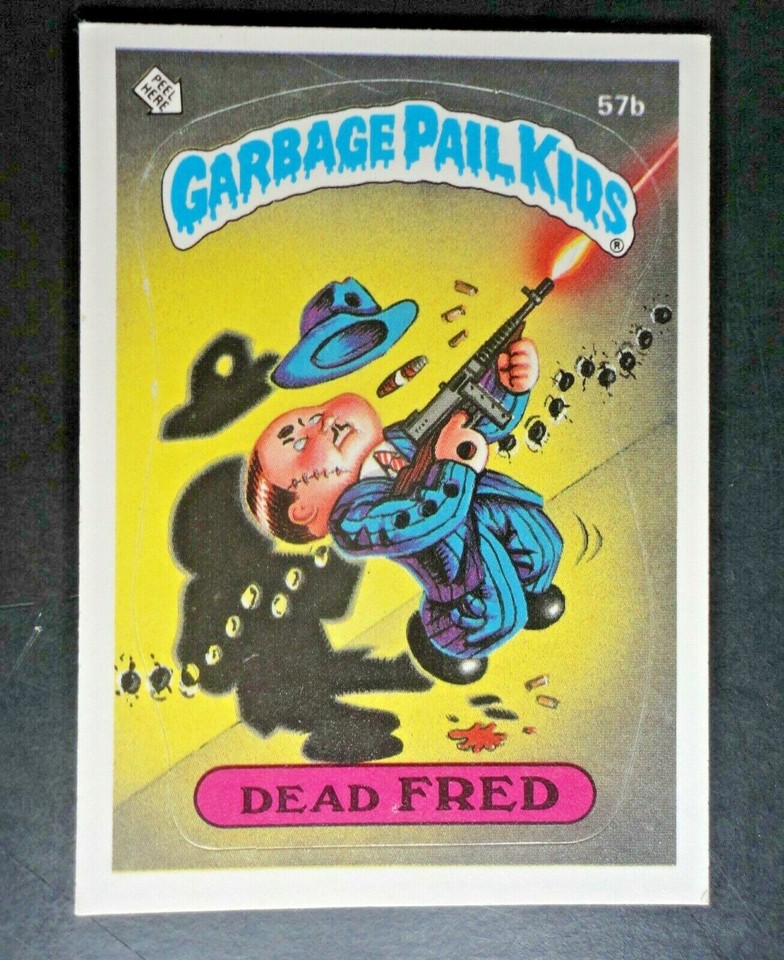 Garbage Pail Kids Dead Fred / Card #57b / Topps Original 1985 | eBay