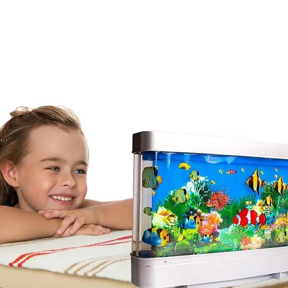 Virtual Ocean Dynamic Artificial Fish Tank Lamp Home | eBay