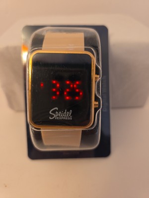 New Speidel Express Digital Watch Pink Band Works Perfectly Large ...