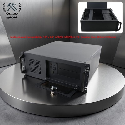 4U Server Cabinet Case,4U Server Chassis Rackmount 7 x PCI Slot ...