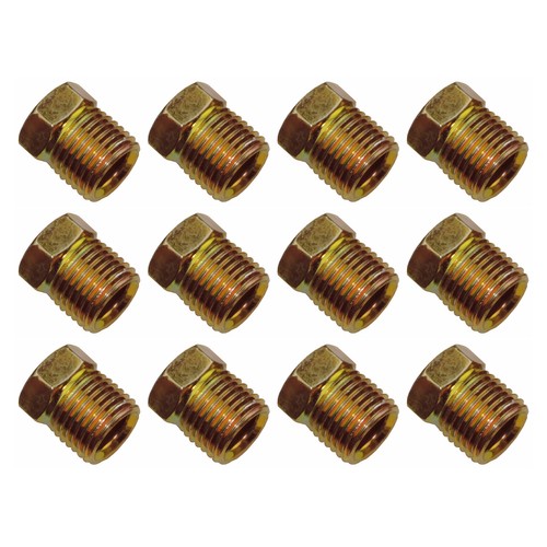 1/2 Hex 1/2-20 Inverted Flare Tube Nut Fitting 5/16 Trans Line Tubing ...