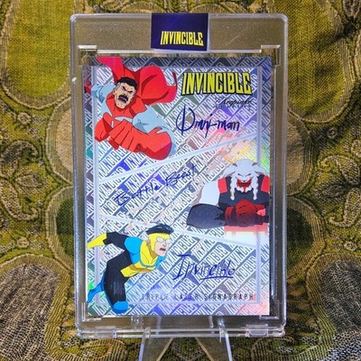 Invincible Triple Laser Signagraph Omni-Man Battle Beast and Invincible ...
