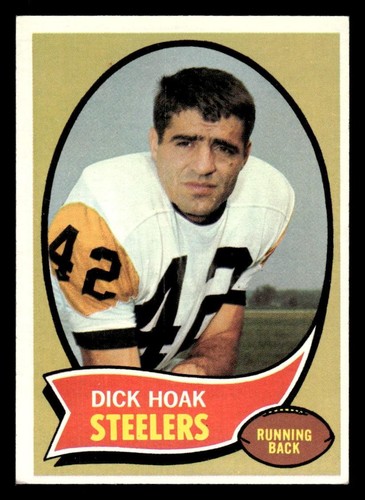 1970 TOPPS DICK HOAK 28 EXMT FOOTBALL PITTSBURGH STEELERS | eBay