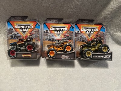 2025 SPIN MASTER MONSTER JAM EXCALIBUR / KANE BROWN K-REX / BAD COMPANY ...