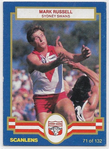 1986 Scanlens (70) David ACKERLY Sydney Near Mint | eBay