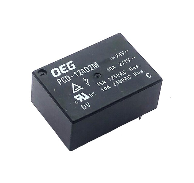 TYCO Pcd-124d2m Power Relays 24vdc 4pins 10a 277vac for sale online | eBay