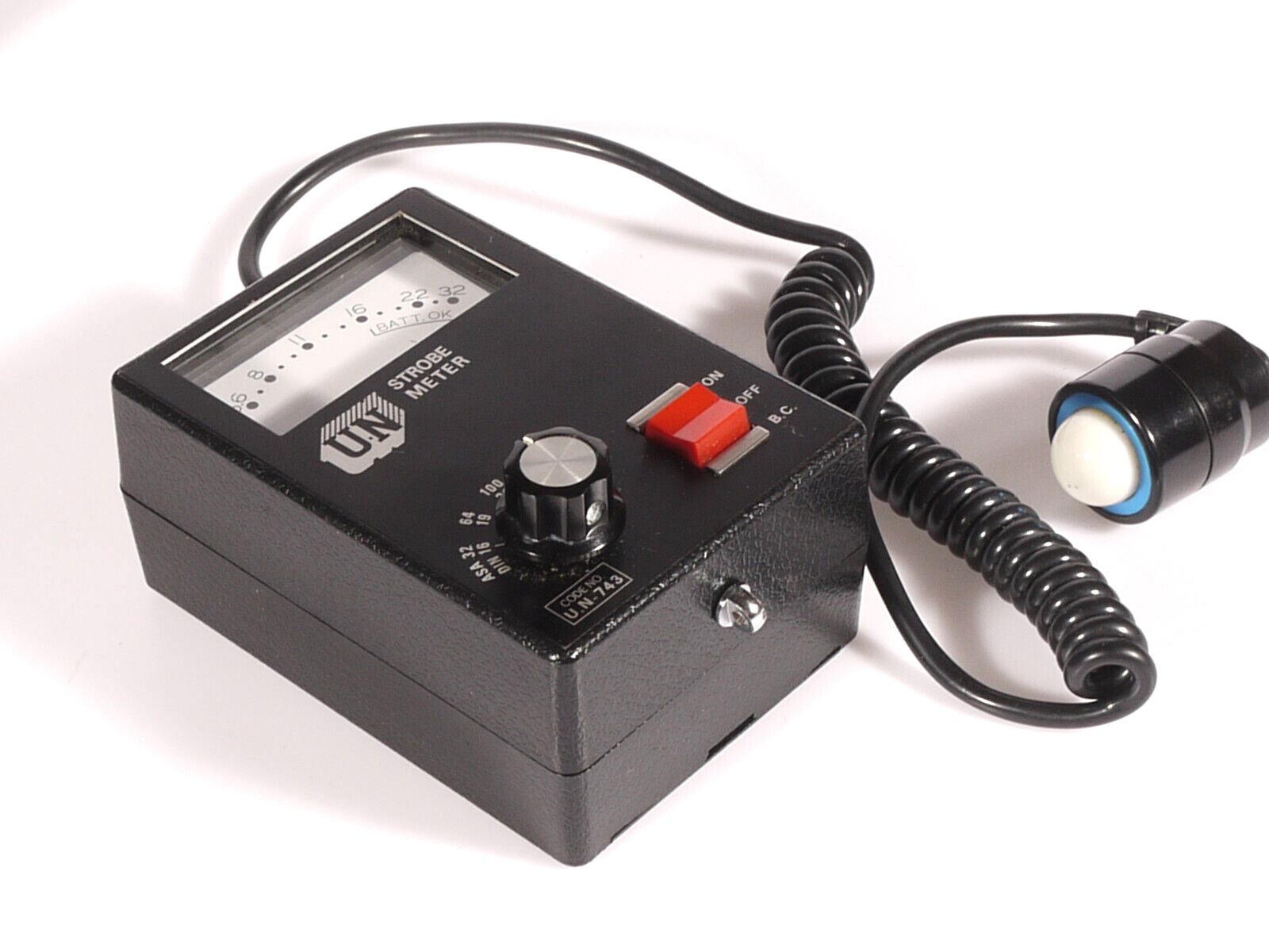 PRL) ESPOSIMETRO U.N STROBE METER EXPOSIMETER U.N - 743 LUXMETRO SONDA ...