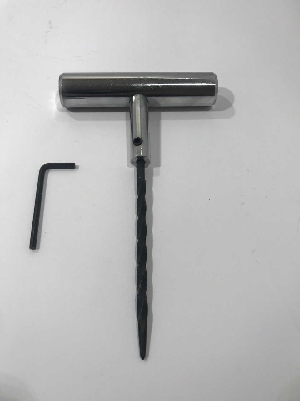 1 X Steel Heavy Duty T-Handle Tire Plug Repair Tool W/ Spiral Probe ...