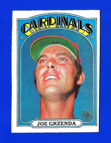 1972 OPC O-Pee-Chee BASEBALL #13 JOE GRZENDA NRMINT ST LOUIS CARDINALS ...