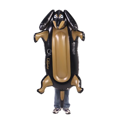 Water Swimming Toys Adult/Teens Inflatable Ride-on Dachshund Dog Pool ...