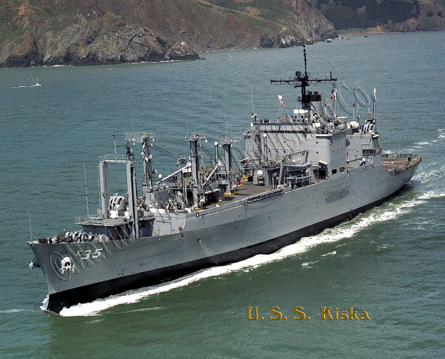 USS KISKA AE 35 Photo Print Personalized US Navy | eBay
