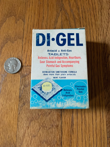 Old Di-Gel Antacid-Anti-Gas Tablets | eBay