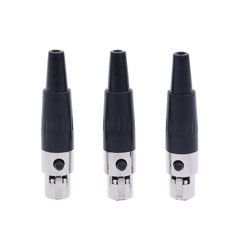 1Pc 3pin female plug mini TA3F XLR audio microphone connector MIC adapt ...
