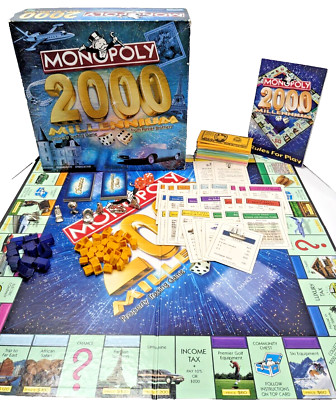 Monopoly 2000 Millennium Edition Property Trading Board Game Parker ...