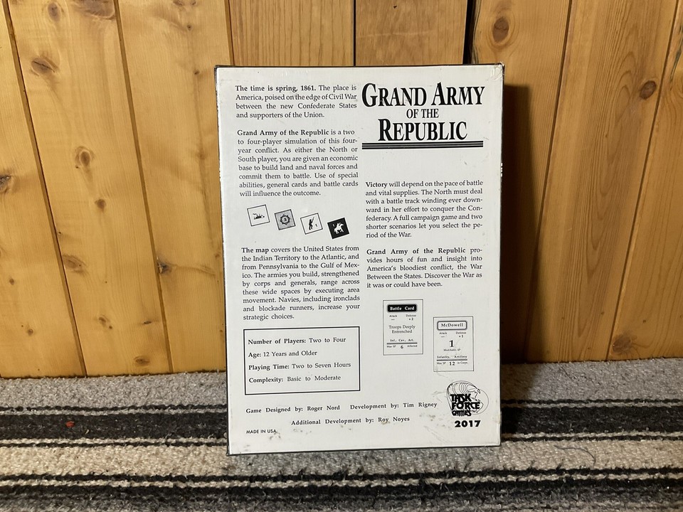 Task Force Games Grand Army of the Republic - American Civil War NEW IN ...