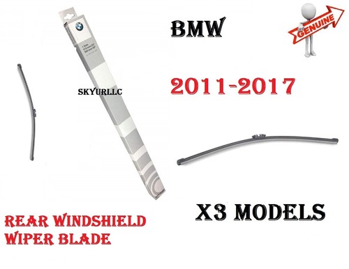 2011-2017 BMW X3 F25 Rear Window Windshield Wiper Blade GENUINE ...