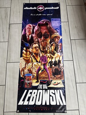 The Big Lebowski Dutch Pinball Banner Sign 63” X 24” | eBay