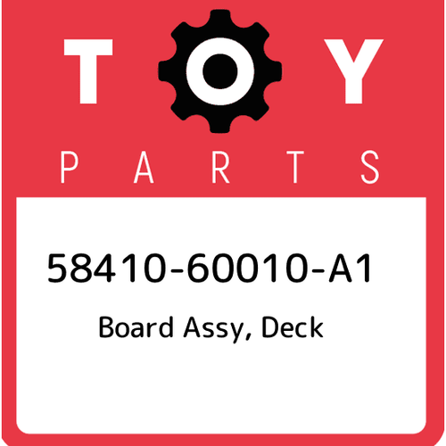 58410-60010-A1 Toyota Board assy, deck 5841060010A1, New Genuine OEM ...