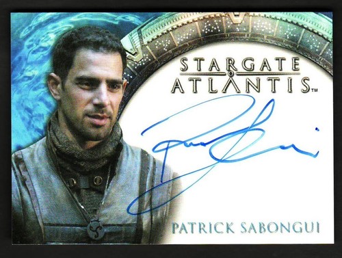 STARGATE HEROES AUTOGRAPH CARD PATRICK SABONGUI KANAAN FLASH | eBay