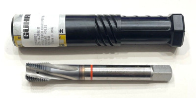 Guhring 9/16"-18UNF HSS-E Spiral Flute Tap Red Ring TiCN 4 Flute ...