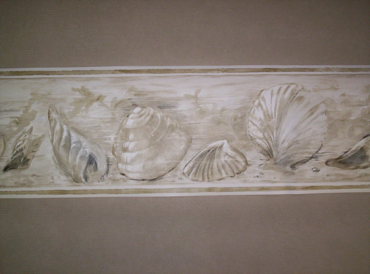 Seashells Wallpaper Border