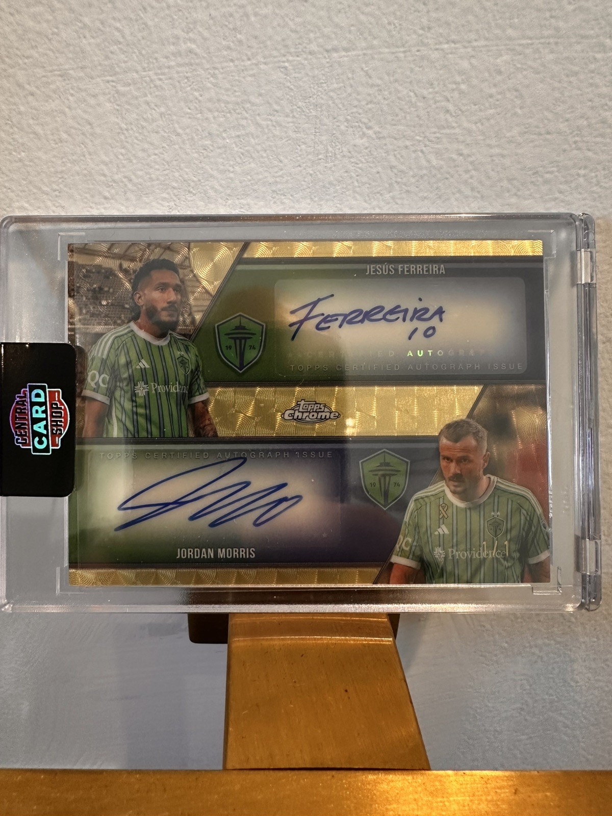 2025 Topps Chrome MLS Dual Auto Jesus Ferreira Jordan Morris 1/1 ...