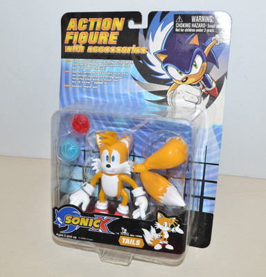 Sonic The Hedgehog TAILS Action Figure MOC Toy Island Sonic X Rare ...
