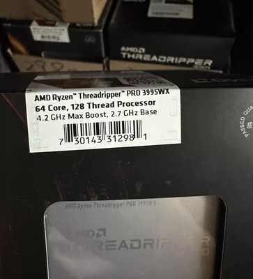 AMD Ryzen Threadripper PRO 3995WX 64 Cores Up to 4.2GHz sWRX8 CPU ...