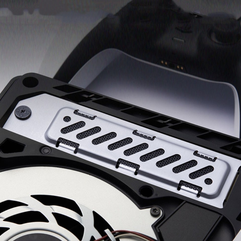 For PS5 Pro SSD Cooling Cover Aluminum Alloy Dust Proof and Efficient ...